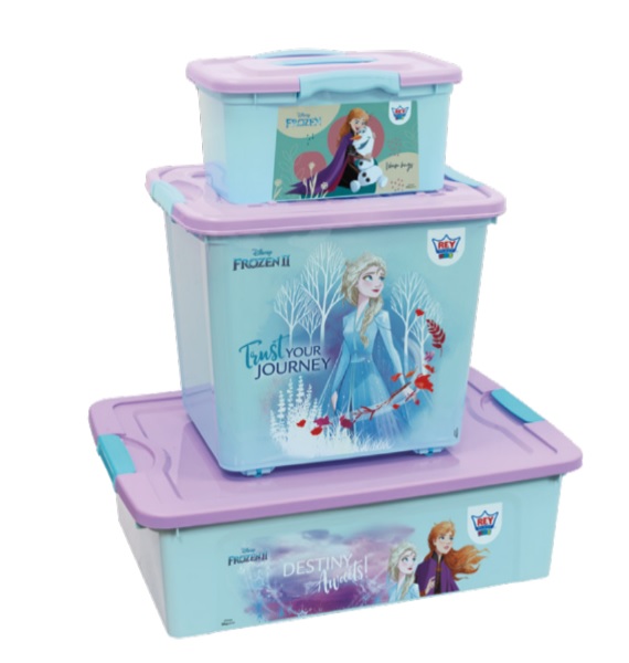 SET DE CAJAS ORGANIZADORAS DISNEY TOY FROZEN - Plasticos Rey